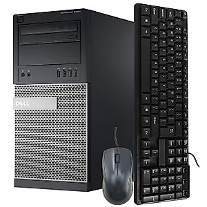 Dell OptiPlex 9020 Tower Computer Desktop PC, Intel Core i7-4970K 4.00GHz, 16GB Ram, 128GB M.2 SSD, 1 TB HDD, WiFi | Bluetooth, DVD Drive, Nvidia GeForce GT 1030 2GB DDR5, Windows 10 Pro (Renewed)