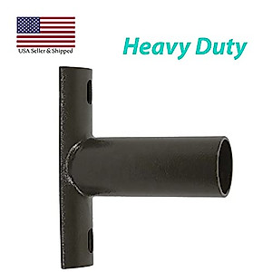 Slip Fitter Adaptor, Transform The Slip Fitter into Arm Mounting, Side Tenon Adaptor Round Pole for Outdoor Parking Lot Lights, Street Light & Area Light Fixture (Round Pole)