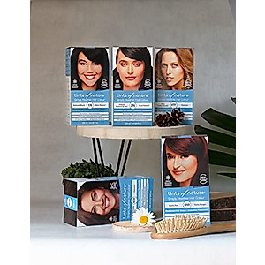 Tints of Nature 2N Natural Darkest Brown Permanent Hair Dye, Nourishes Hair and Covers Greys, Ammonia-Free, 130ml