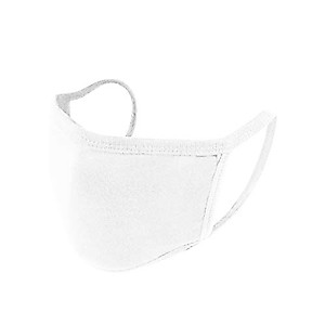 Mallocat 15PC Cotton Face_Masks for Kids Solid Color Face Covering Reusable Washable Cloth Face Coveringss Seamless Bandanas Protection for Boys and Girls