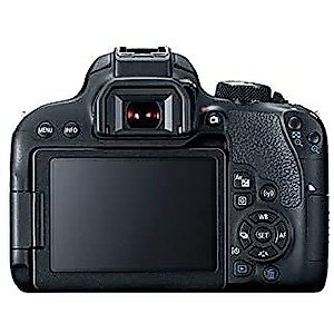 Canon EOS Rebel 800D / T7i DSLR Camera with 18-55 4-5.6 is STM Lens (1895C002) + 4K Monitor + Canon EF 50mm Lens + Mic + Headphones + 2 x 64GB Cards + Color Filter + Case + More (Renewed)