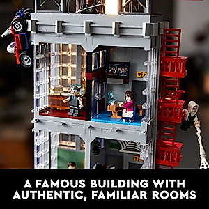 LEGO Marvel Spider-Man Daily Bugle Newspaper Office 76178 Building Set - Featuring 25 Spider-Verse Minifigures including Peter Parker, Venom, and Spider-Gwen, Collectible Gift Idea for Adults