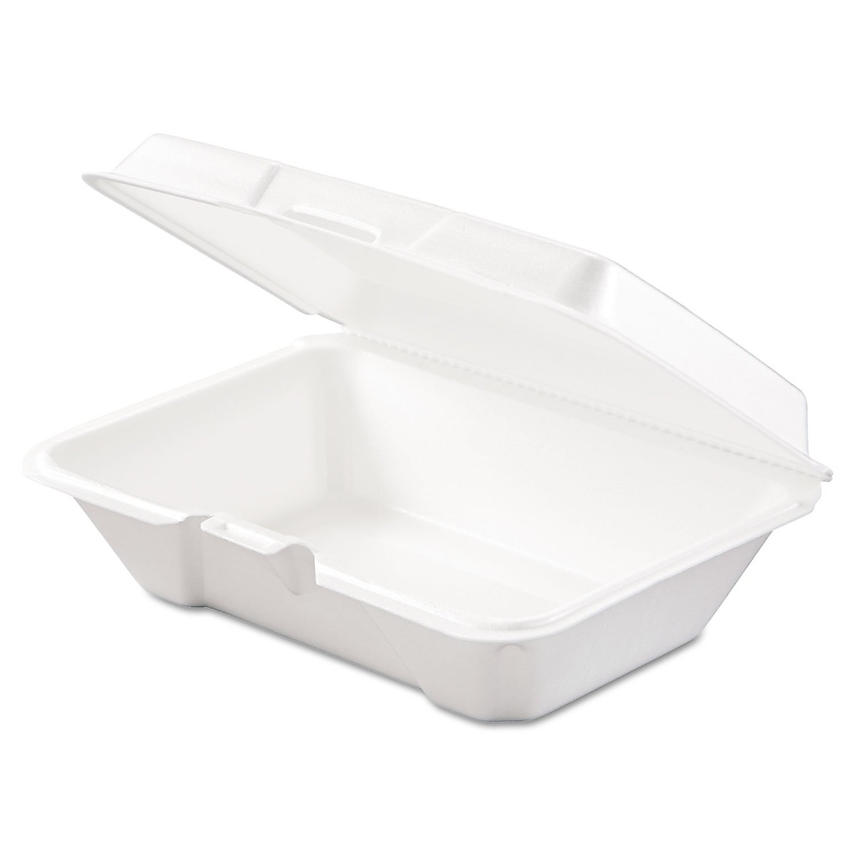 Dart 205HT1 Carryout Food Container, Foam, 1-Comp, 9 3/10 x 6 2/5 x 2 9/10 (Case of 200)