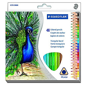 Staedtler Triangular Color Pencil, 48pcs