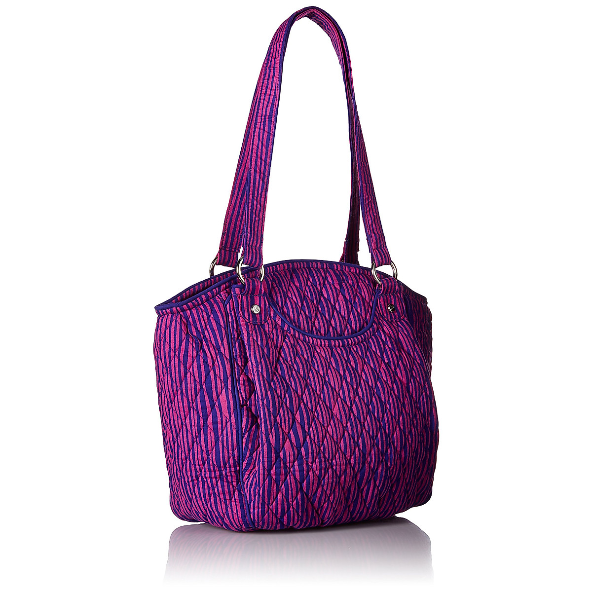 Vera Bradley Women's Glenna Impressionista Stripe Handbag, 12x5x10