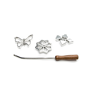 Fox Run Rosette Set, Cast-Aluminum, 4-Piece