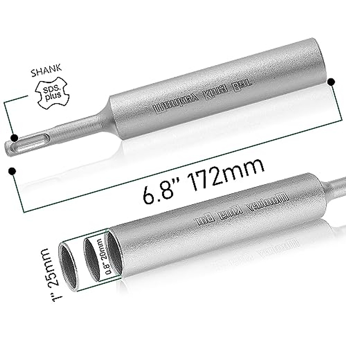 Monkey King Bar -SDS Plus Bits -5/8" and 3/4" Diameter Ground Rod Driver Use for SDS Plus Hammer Drills Bits