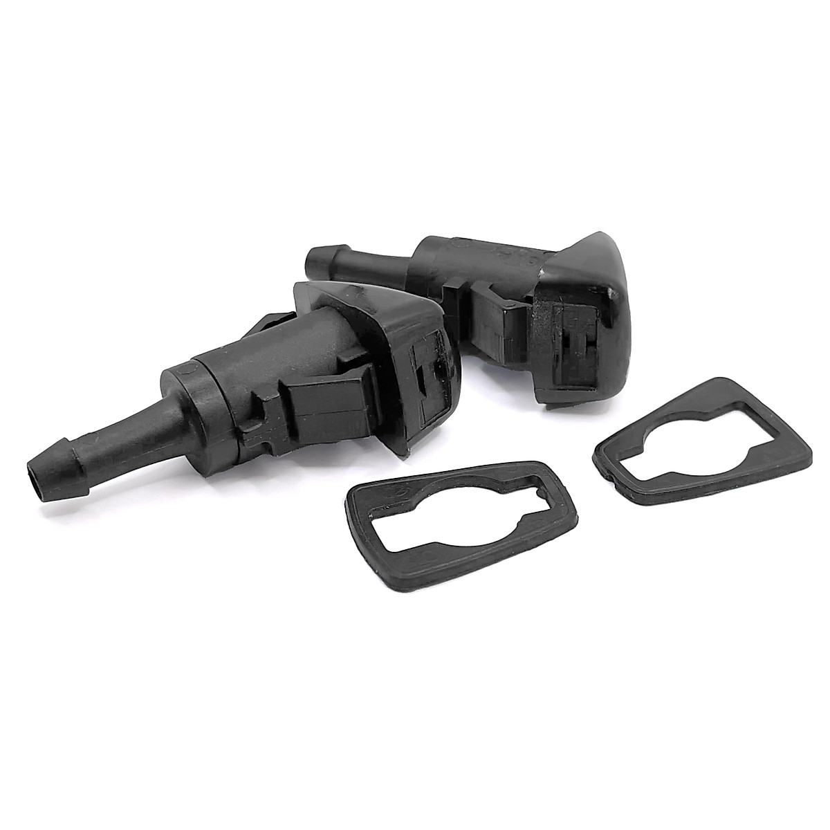 Click&Fit Windshield Washer Nozzles compatible with 05-10 Jeep Grand Cherokee, 08-15 Patriot, 07-10 Compass Caliber, 07-16 RAM 1500 2500 3500, Chrysler 300 – Wiper washer sprayers replacement
