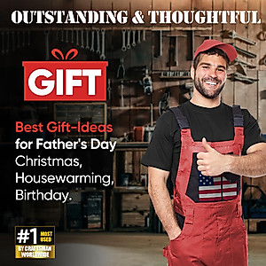 Power Tool Organizer, Large 8 Drill Holder Wall Mount with 2 Side Pegboards, Heavy Duty Metal Tool Shelf with 12 Hooks, 3 Layer Cordless Tool Organizer, Power Tool Storage for Garage Organization