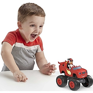 Fisher-Price Blaze and The Monster Machines Toy Truck & Figure Set, Blaze & AJ, Preschool Racing Play Ages 3+ Years