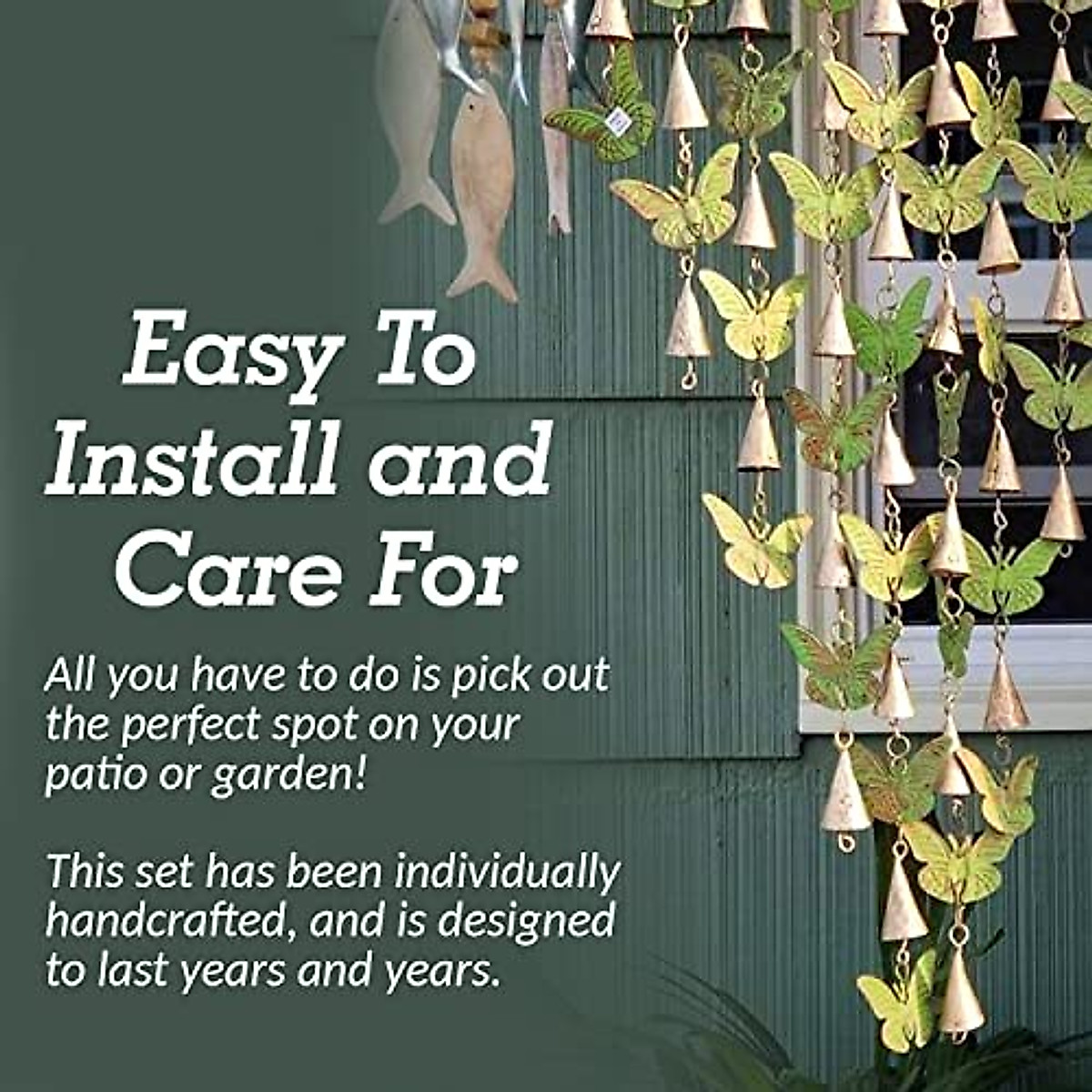 Ancient Graffiti ANCIENTAG1109 Shimmering Bells Butterflies (Set of 1)