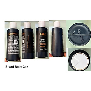 Scotch Porter Beard Kit | Includes Beard Wash, Beard Conditioner, Beard Balm, and Beard Serum | Formulated with Non-Toxic Ingredients, Free of Parabens, Sulfates & Silicones | Vegan