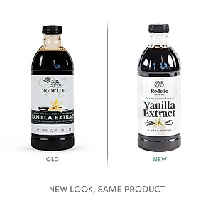 Rodelle Pure Madagascar Bourbon Vanilla Extract, 16 Oz