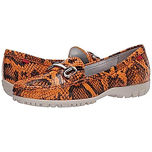 Marc Joseph New York Women's Leather Made in Brazil Grand Street Golf Shoe, Cheddar Viper, 11 M US