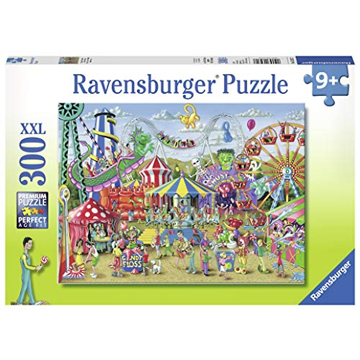 Ravensburger Fun at The Carnival - Engaging 300 Piece Jigsaw Puzzle for Kids | Unique Piece Design | Anti-Glare Surface | Perfect Skill-Building Game for Toddlers and Kids | Model Number: 13231