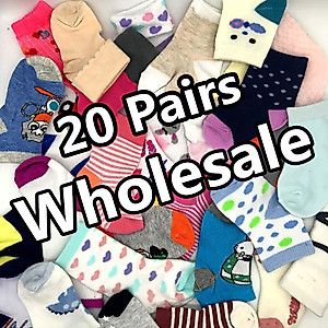 WAFUNNE Baby Boy Girl Socks Wholesale 20 Pairs Baby Socks Cotton Girl 0-12 months