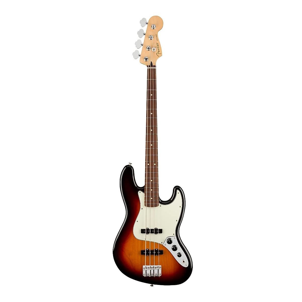 Fender Player 4-String Jazz Electric Bass Guitar (3-Color Sunburst, Right-Handed, Pau Ferro Fingerboard, Right-Handed) (Value Bundle) (8 items)