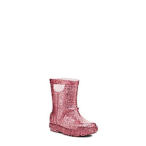 UGG Unisex-Child Drizlita Glitter Boot, Glitter Pink, 12 Toddler