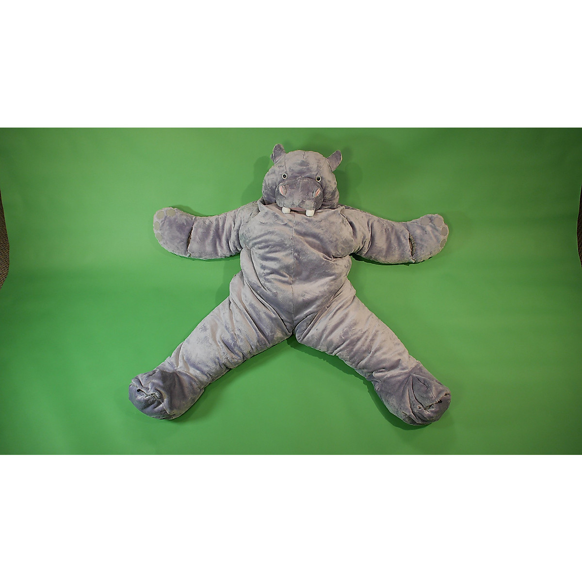for Children up to 54 inches Tall. The Original SnooZzoo Hippo Children's Sleeping Bag.