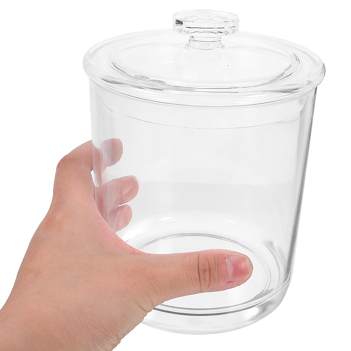Tea Canister Airtight Lid Tea Storage Container Desktop Kitchen Snack Jar Candy Canister Storage Containers Lids