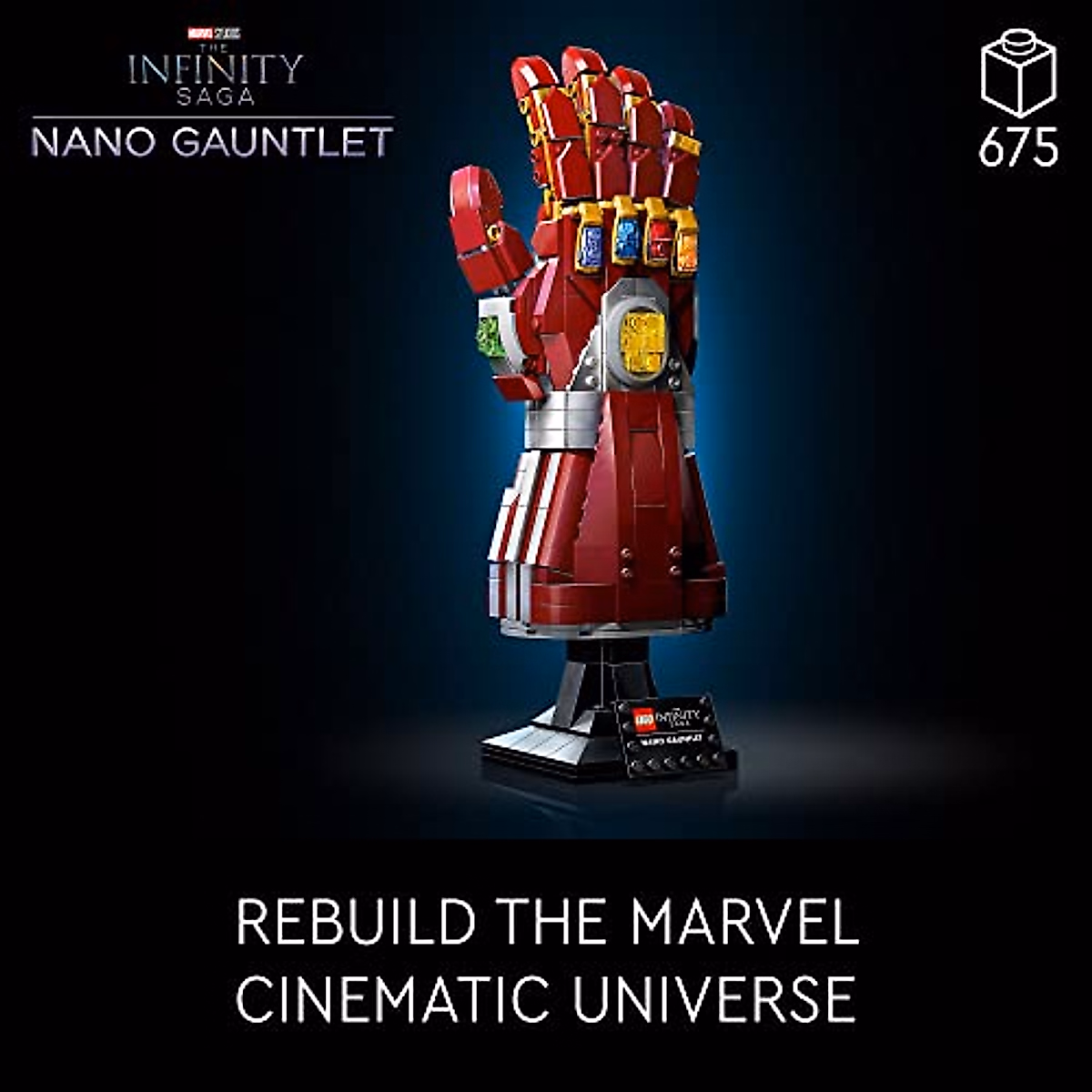LEGO Marvel Nano Gauntlet 76223 Iron Man Building Set for Adults (680 Pieces)