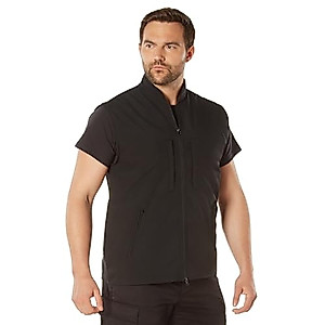 Rothco Men's Professional CCW Concealed Carry Soft Shell Vest, Black - 2XL