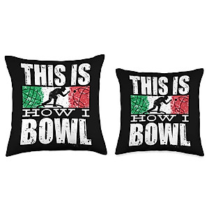 Bocce Ball Player Boules Bocce This Is How I Bowl Throw Pillow
