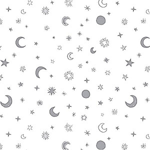 GROW WILD Changing Pad Cover 3 Pack | Soft & Stretchy Jersey Cotton | Baby Changing Table Pad Cover | Diaper Changing Pad Covers for Girls or Boys | Wipeable Sheets | Grey White Navy Blue Stars Moons