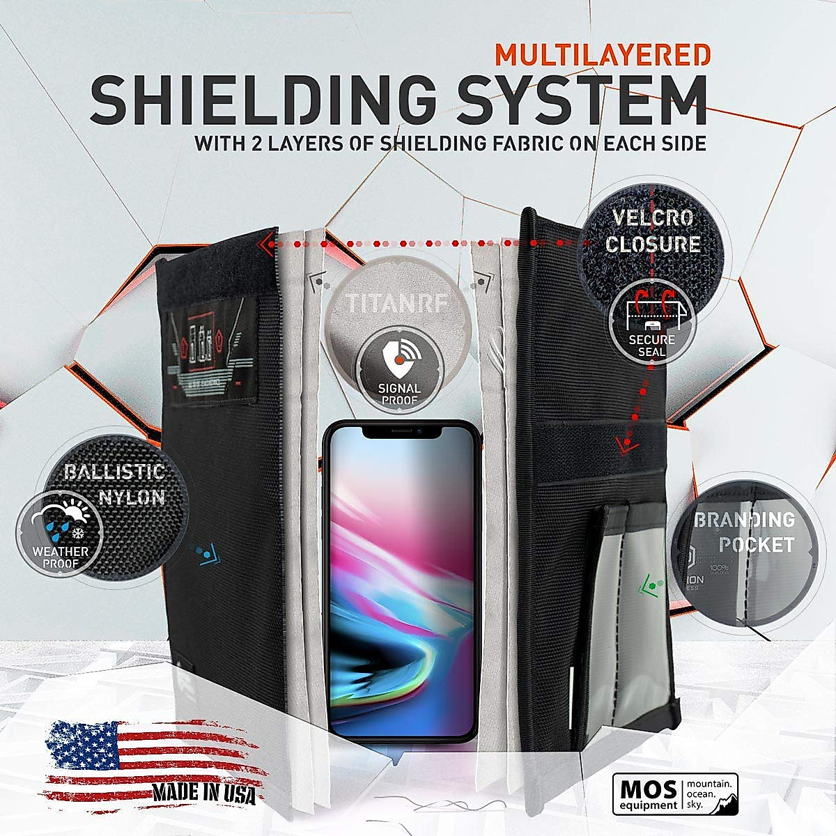 Mission Darkness Faraday Bag Bundle [Standard Collection] - Phone, Tablet, and Laptop Size Bags Included + Bonus Key fob Bag. RF Shielding, EMF Reduction, EMP Protection, Anti-Tracking & Hacking