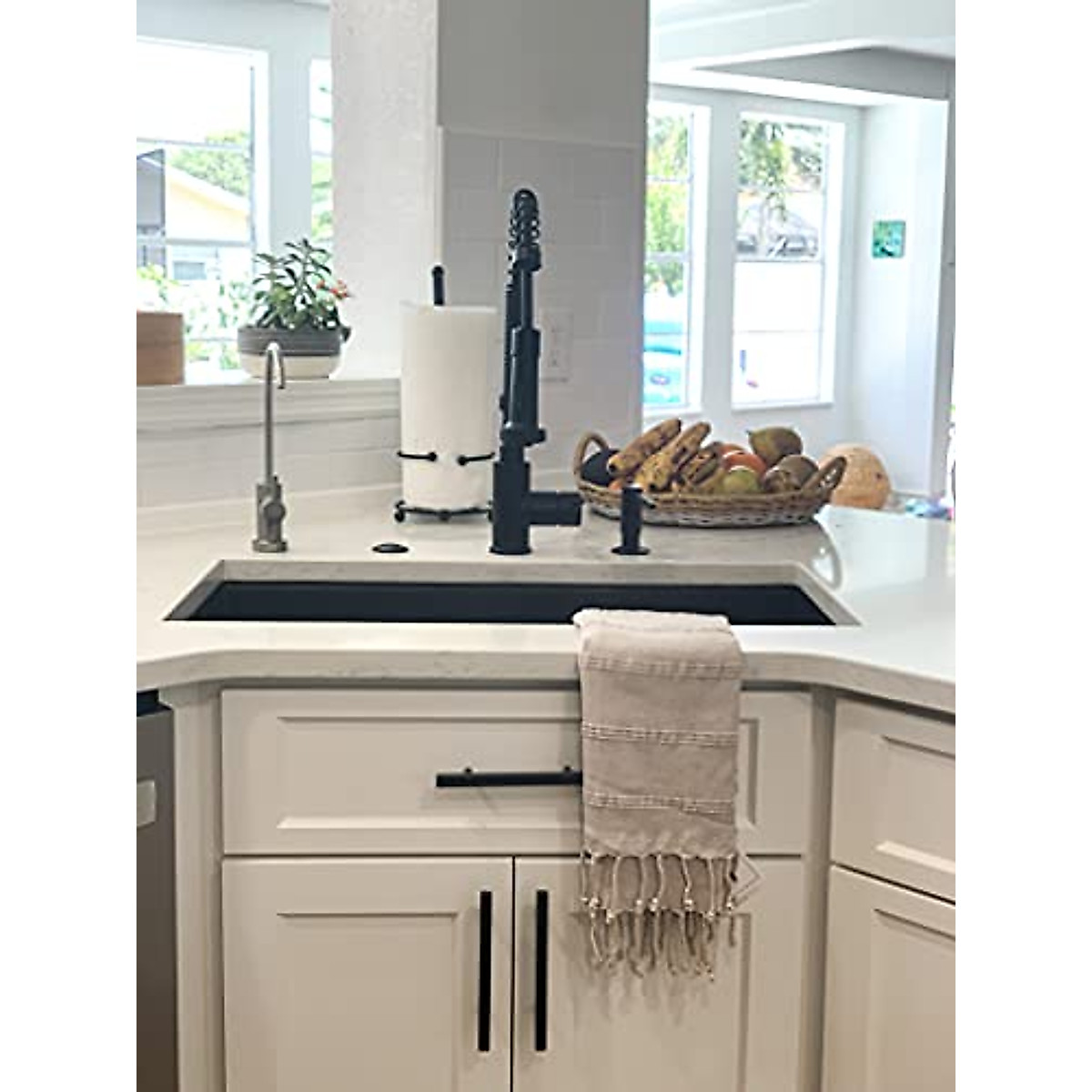 MyAprils Turkish Towels for Bathroom - Decorative Hand Towel, 100% Cotton Stone Washed, Turkish Kitchen Towels with Fringe, Farmhouse Bathroom Decor Hand Face Towel 20 x 39 - Stone Beige