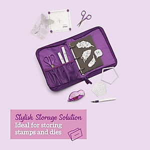 Crafter's Companion Folder-Small Die & Stamp Storage, Purple