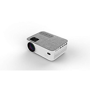 RCA RPJ143-WHITE 480p Home Theater Projector Supports 1080p w/HDMI & Bluetooth 5.0