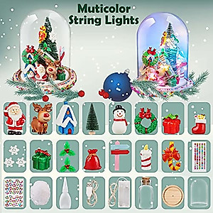 Christmas Gifts, Make Your Own Night Light DIY Arts and Crafts for Kids 4 5 6 7 8 Year Old Girls Christmas Stocking Stuffers, Xmas Tabletop Decoration Women Room Decor Nightlight Toys