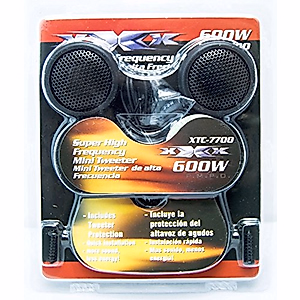 XXX by Audiopipe 2 Pack 600w High Frequency Car Truck Boat Stereo Tweeters Built-in Crossover XTC-7700