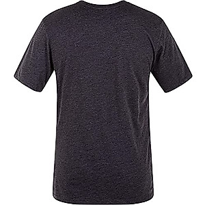 Hurley mens Icon Slash Gradient T-shirt T Shirt, Black Heather/Pollen, Medium US