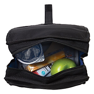 PackIt Freezable Lunch Bag with Zip Closure, Black