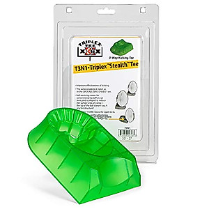 Champion Sports Triplex 3-in-1 Premium Football Kicking Tee for Kickoff Practice, 1” - Ball Holder Tees for Footballs - Kicking Block and Accessories for Adults, Kids, Coaches