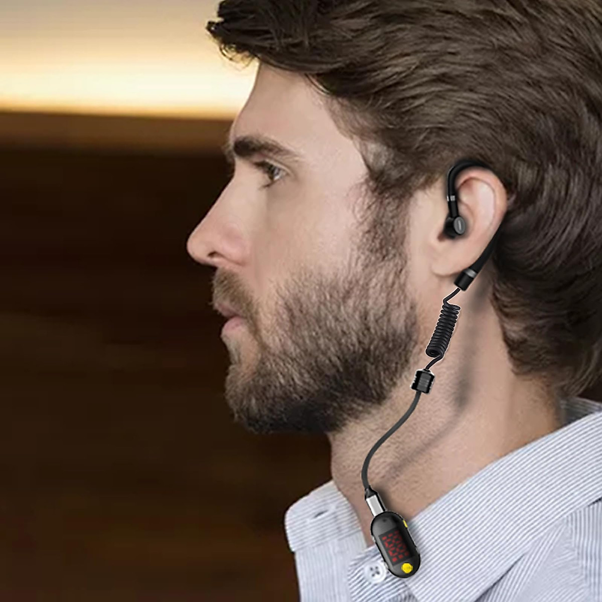 SINORISE Super Mini Walkie Talkie Two Way Radio Portable FM Transceiver for Restaurants,Out Door Sport Supermarket Hospital Tourism,2 Pack