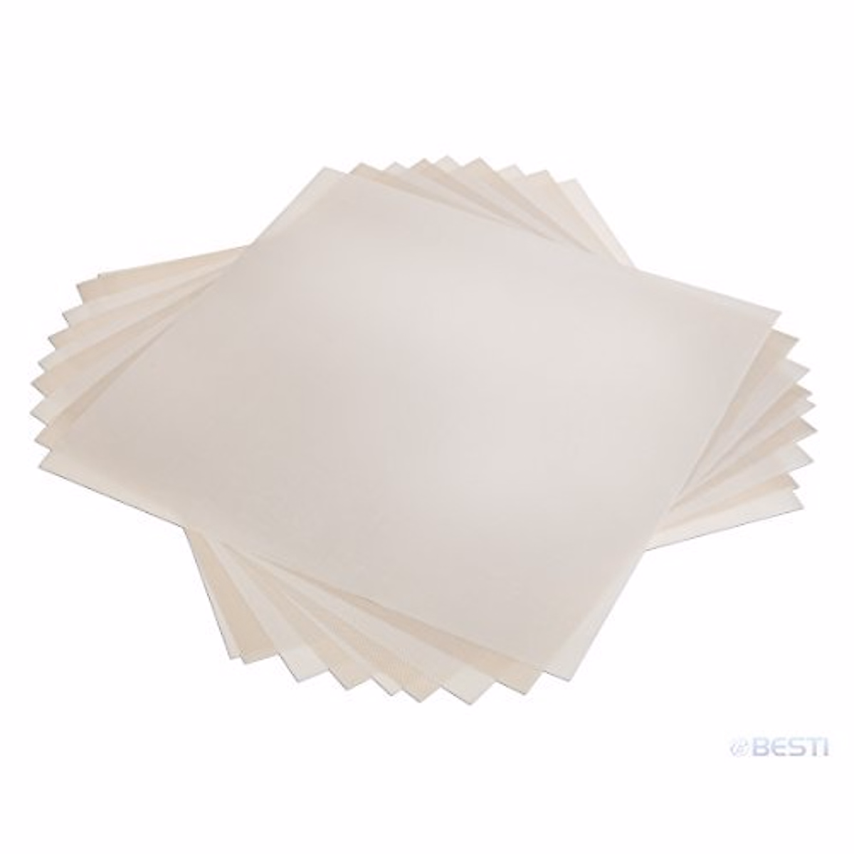 Premium Dehydrator Sheets (Pack of 9) by Besti | Non-Stick Reusable Teflon Food Dryer Mats for Excalibur Trays|Fit Models 2500, 2900, 3500, 3900, 3926t|Multipurpose Cooking & Baking Liners |14" x 14"