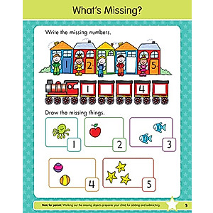 Kindergarten Math Workbook Ages 5 to 6: 75+ Activities Addition & Subtraction, Counting and Writing Numbers 1 to 20, Addition and Subtraction, ... Numbers, Count by 2s & More (Common Core)