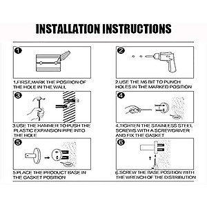 Towel Racks, Towel Rack for Bathroom Towel Shelf Stainless Steel Bathroom Kitchen Wall Mounted Towel Rack Holder with 3 Swivel Towel Shelf