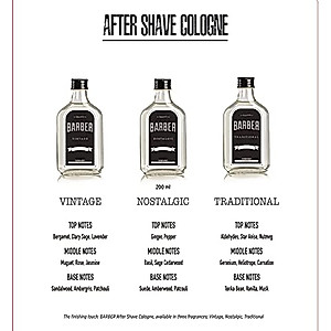 barber marmara No.3 Mini Eau de Cologne Pump Spray for Men (1 x 50 ml) Aftershave Men - Fragrance Water for On the Go - Men's Travel Size - 70° Alcohol | Fragrance Bottle with Atomiser