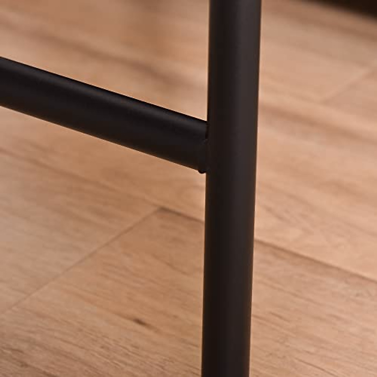 HOMCOM Modern Glasstop Vanity Table with Mirror, Makeup Dressing Table with Rotating Round Mirror, Shelves for Perfumes, Cosmetics, Lotions, Black