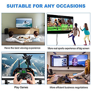 Angusplay 8K HDMI 2.1 Cable 33 ft High Speed 48Gbps Ultra HD Video Cable Support 8K@60Hz, 4K@120hz, HDR10, 3D Compatible with PS5 Xbox RTX 3070 3080 etc(OD:8.5mm)