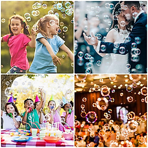 40 Pack Bubbles for Kids Party Favors - 5 Colors Mini Stars Bubble Wand Bulk with Bubbles Refill Solution Toys for Carnival Christmas Fiesta Easter Basket Goodie Bag Stuffers Birthday Gifts Supplies
