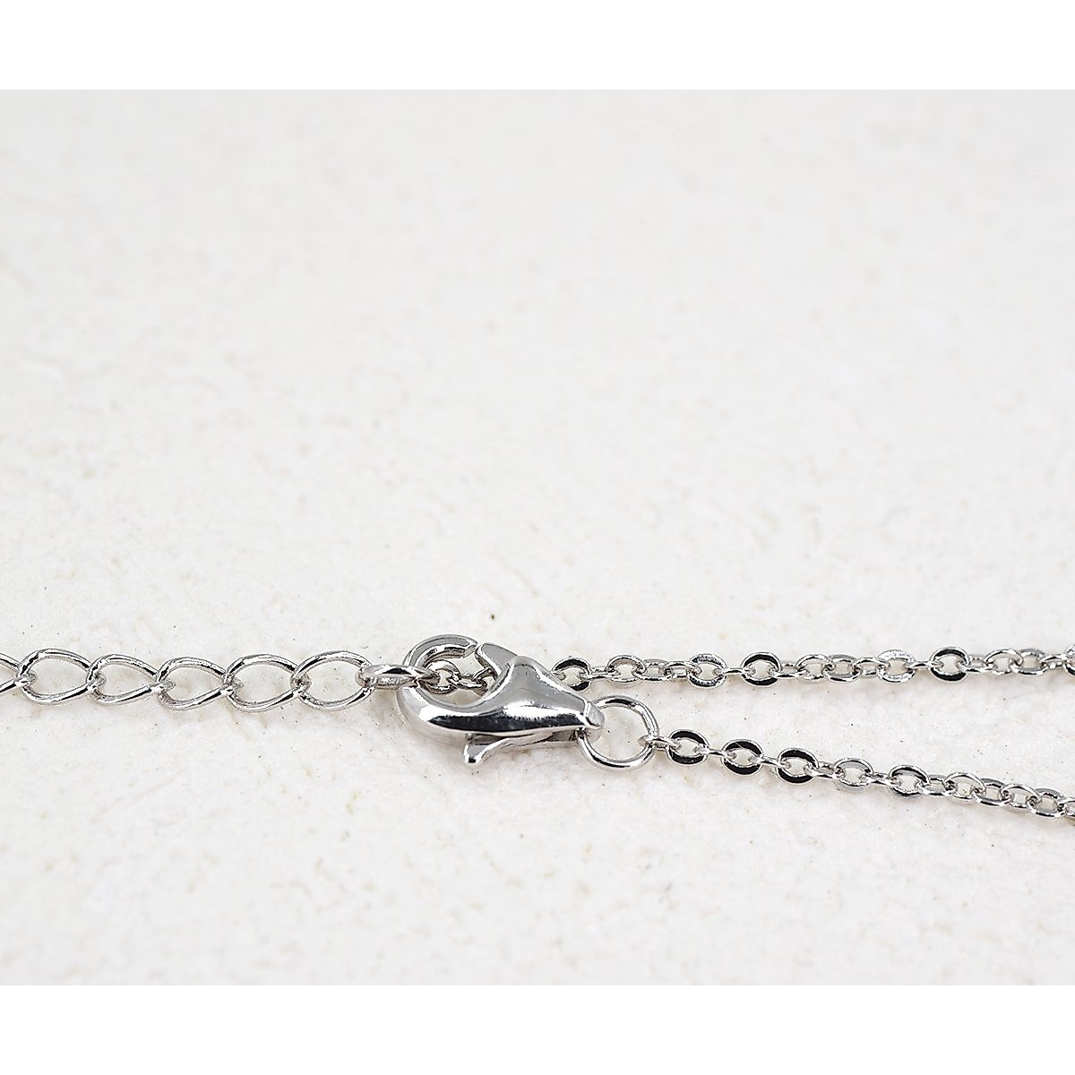 Sterling Silver Waterdrop Pear Shape Pendant Droplet Necklace