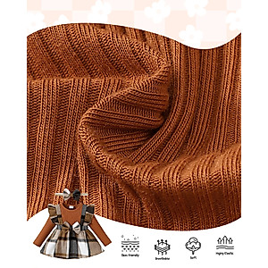 HIGHUZZA Newborn Baby Girl Clothes Infant Outfit Fall Winter Romper Ruffle Long Sleeve Shirt Flower Pant Set Toddler Baby Clothing for Girl 3-6 Month Pink