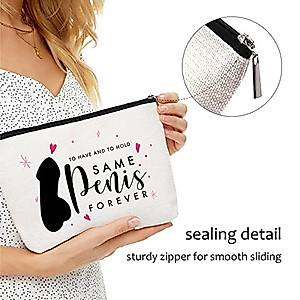 Bridal Shower Gift Ideas, Bachelorette Party Favors, Valentine's Day Gifts for Her Him, Fun Engagement Gifts, Makeup Travel Bag, Bridal Shower Gifts for Bride, Fun Bride Survival kit?Bride Makeup Bag