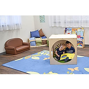 Children's Factory 12" Cozy Pillows for Kids, Lt. Woodland Set-6, CF650-543, Flexible Seating Classroom Pillows, Preschool, Daycare or Playroom Décor