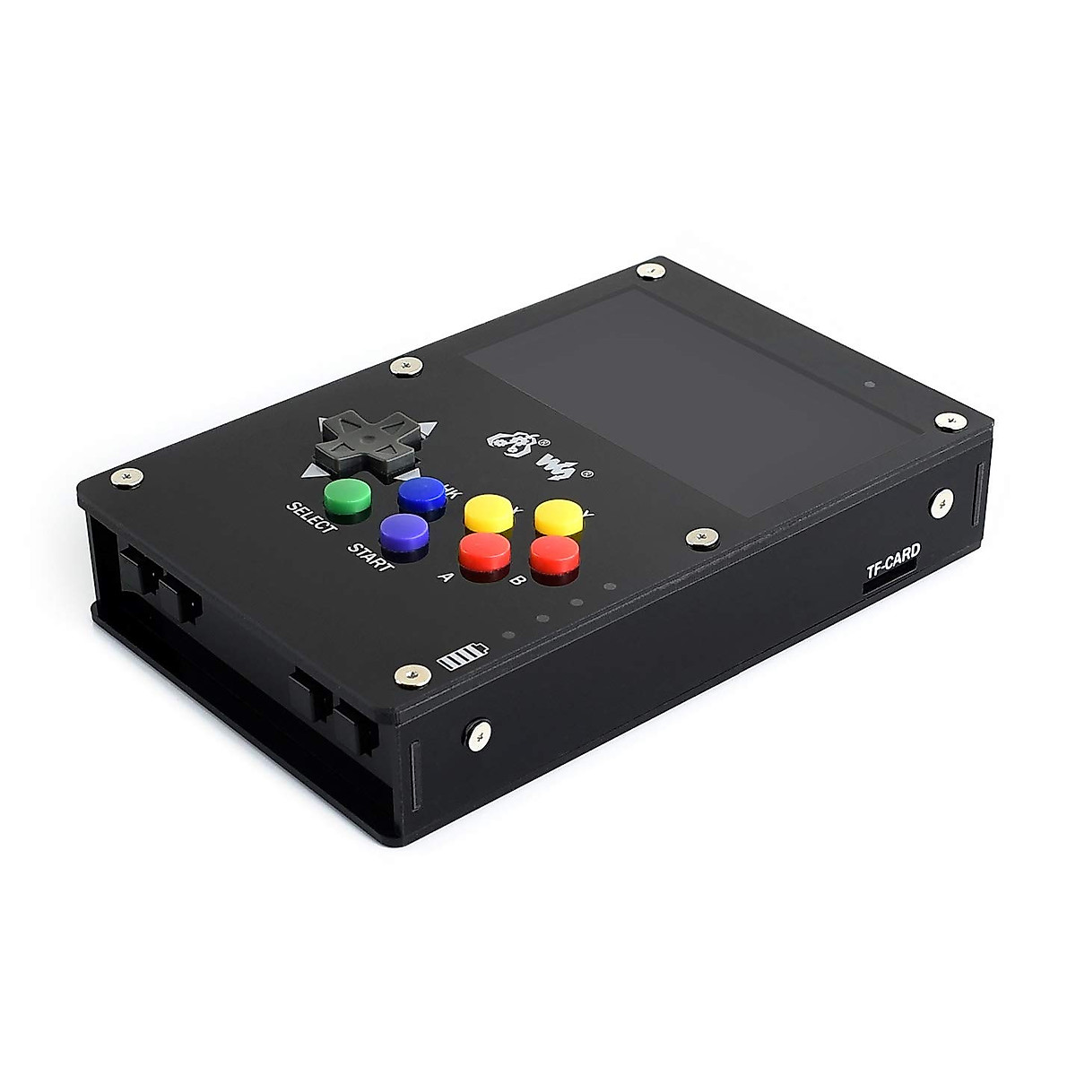 waveshare GamePi43 Portable Video Game Console Compatible with Raspberry Pi B+/2B/3B/3B+ 4.3inch IPS Display 800×480 Pixels Raspberry Pi 3B+ Included